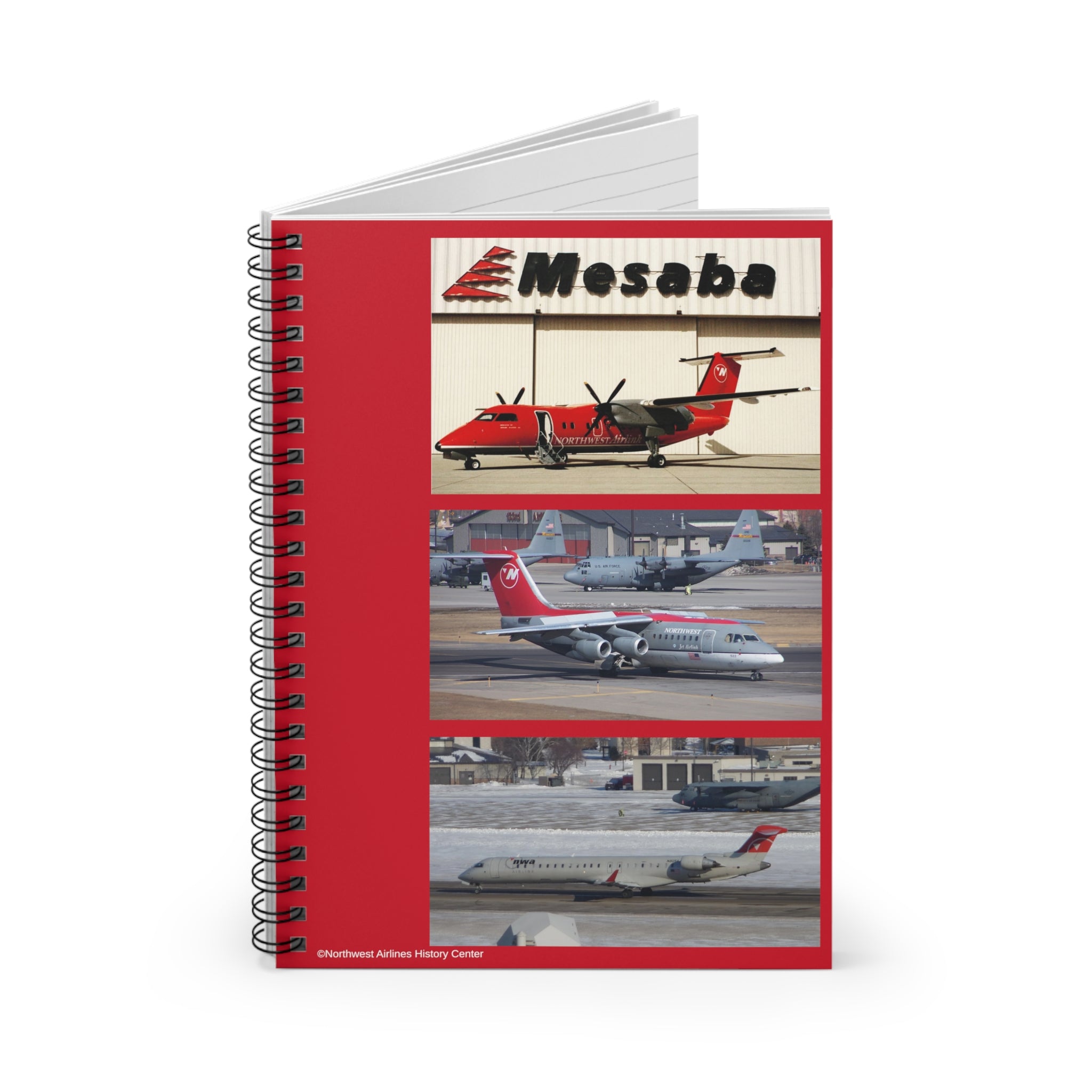 Spiral Notebook - Ruled Line - Mesaba Aircraft Gallery – Northwest ...