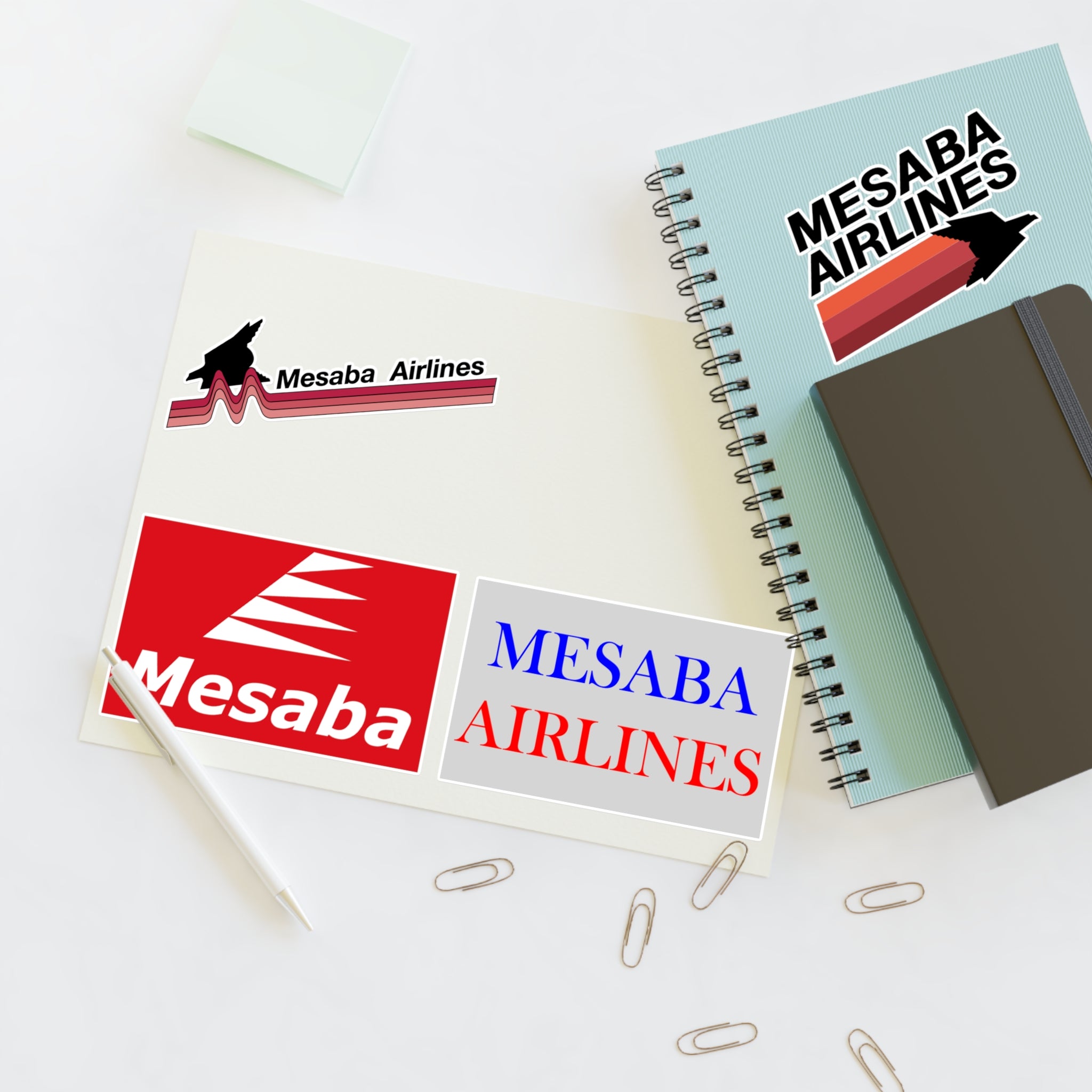 Vinyl Stickers - Mesaba Airlines Historic Logos – Northwest Airlines ...