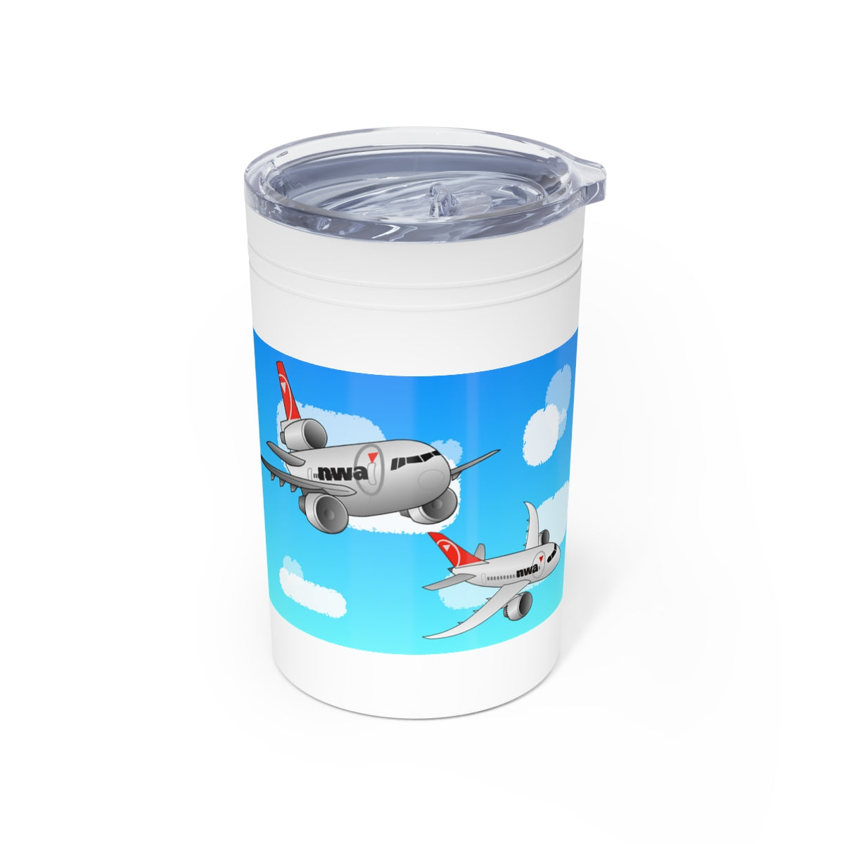 Vacuum Tumbler, 11oz. - Chibi NWA 2000s Jets – Northwest Airlines ...